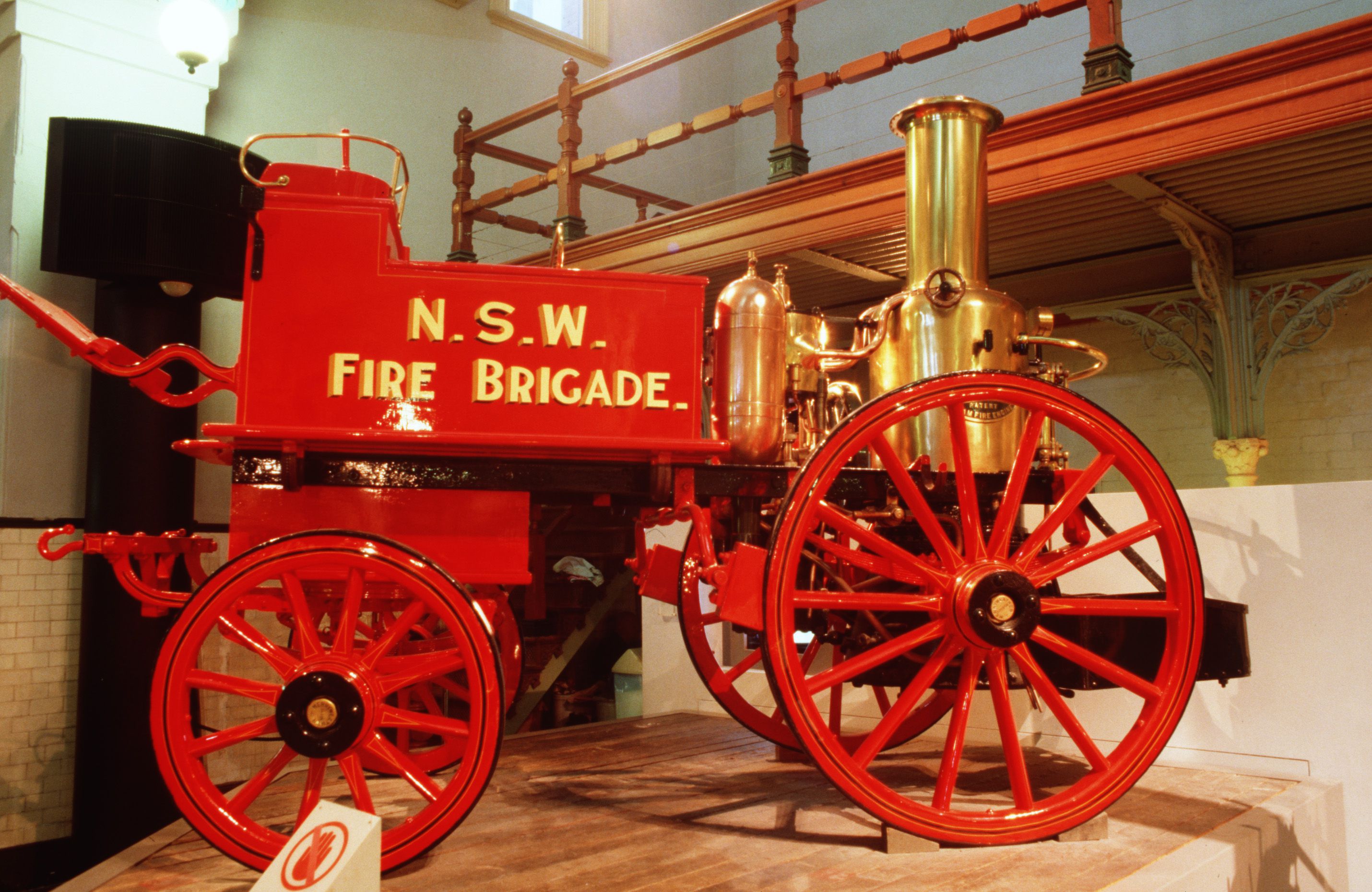 Merryweather horse-drawn steam fire engine from Broken Hill ...